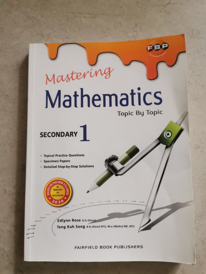 Mastering Mathematics Secondary 1 Textbook, Hobbies & Toys, Books ...