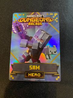 Minecraft Dungeons Arcade Loge Hero, Hobbies & Toys, Toys & Games on ...