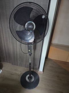 Standing Fan - Black and Gold, Furniture & Home Living, Lighting & Fans ...