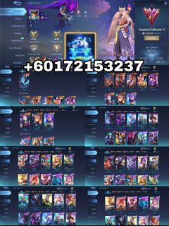 MLBB ACCOUNT KOF CHOU GUSiON+ ASPIRANT FANNY, Video Gaming, Video Games ...