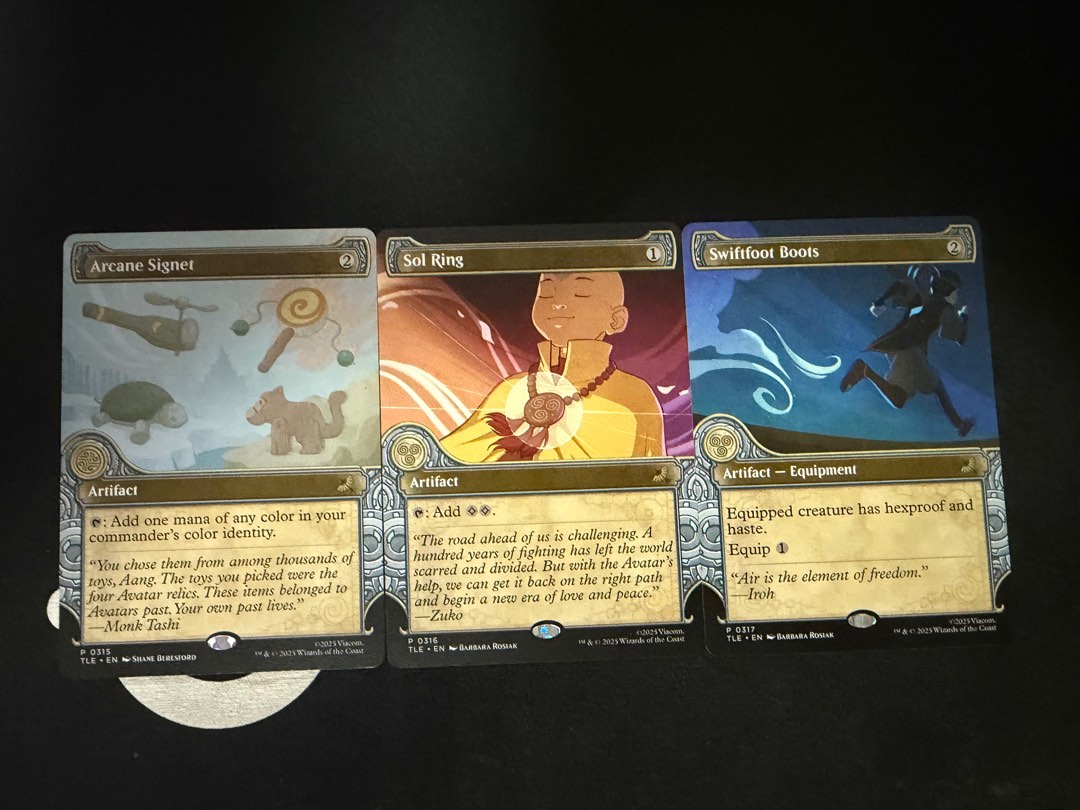 MTG Avatar : The Last Airbender Promo Cards, Hobbies & Toys, Toys ...