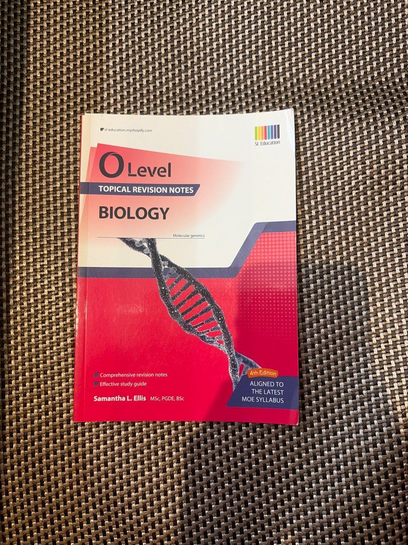O Level Topical Revision Notes Biology, Hobbies & Toys, Books ...