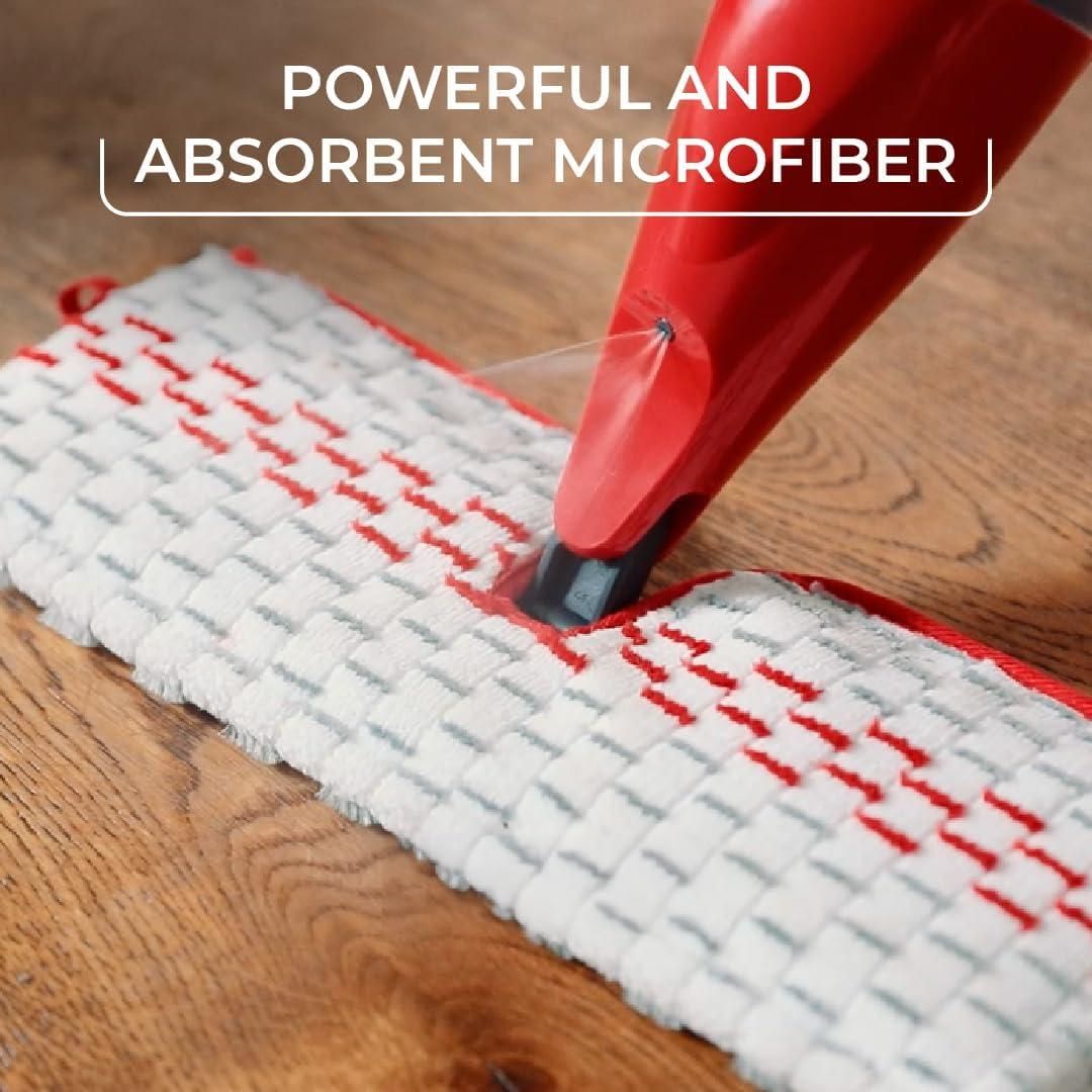 O-Cedar ProMist MAX Spray Mop, PMM with 3 Extra Refills, Red, Furniture ...