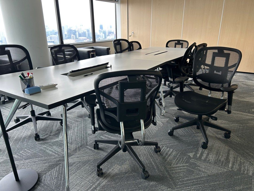 Office Desk with Drawer Cabinet, Furniture & Home Living, Furniture ...