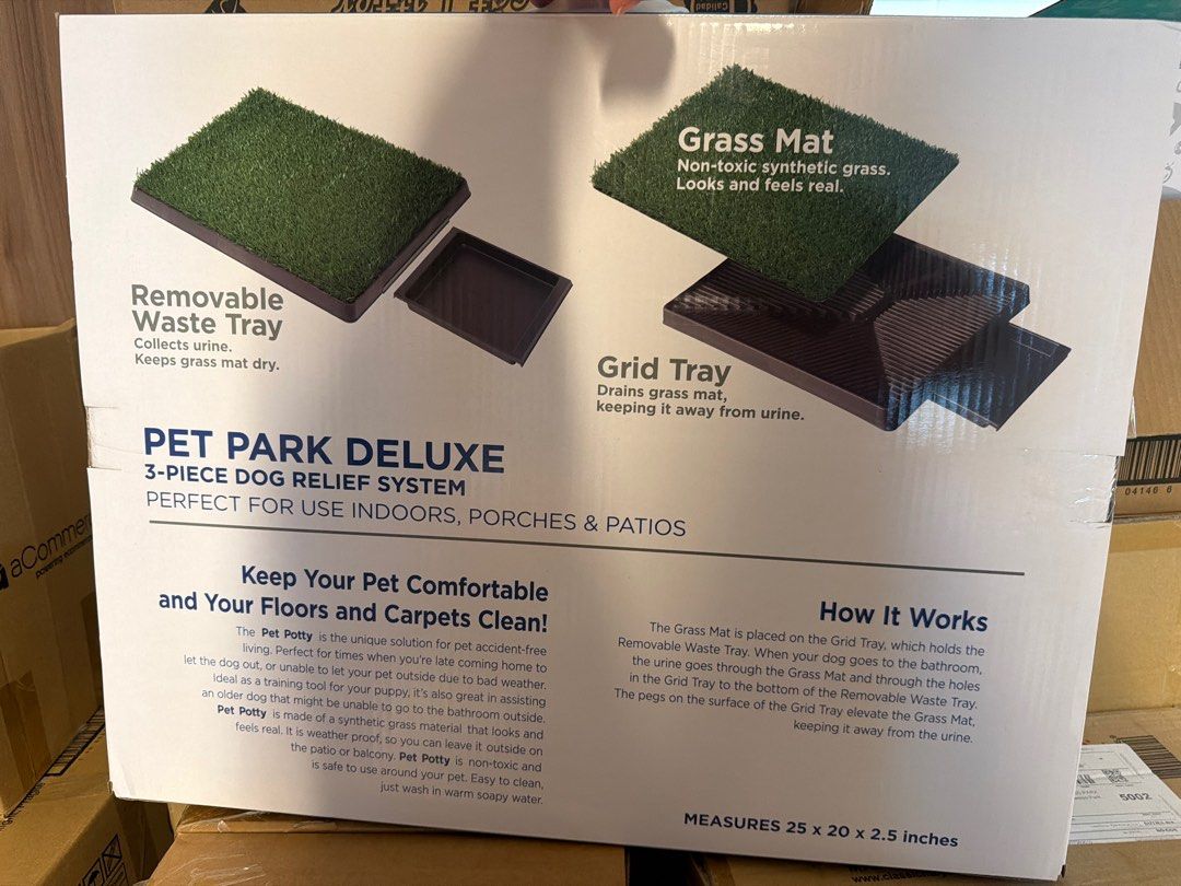 Pet Park Deluxe 3-Piece Dog Relief System, Pet Supplies, Homes & Other ...