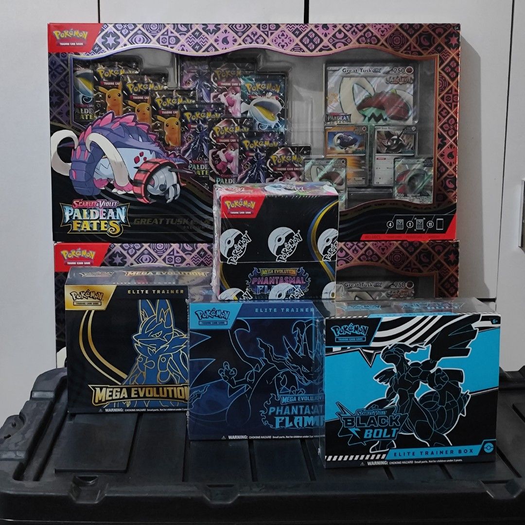 Pokemon TCG Paldean Fates Elite Trainer Box, Hobbies & Toys, Toys ...