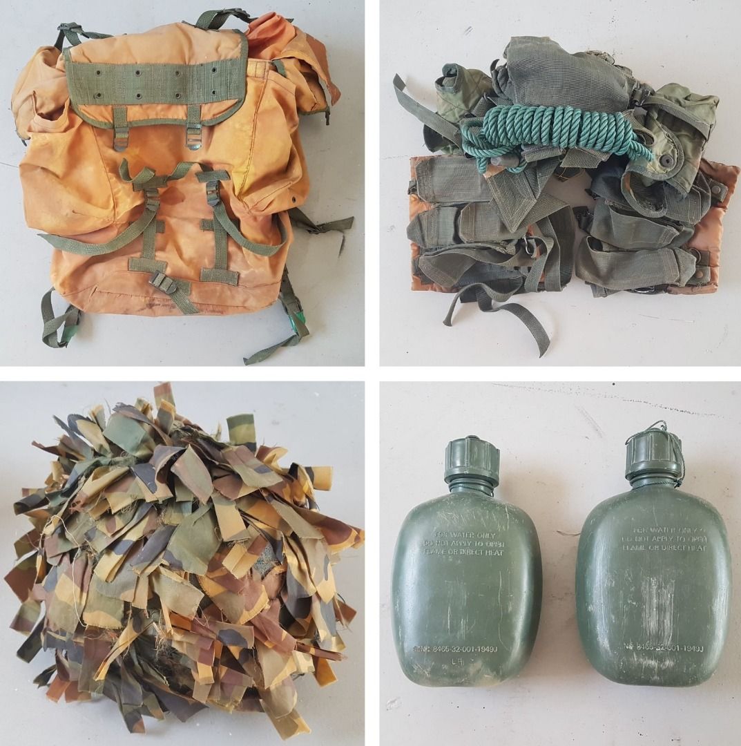Rare Military Collectibles, Camouflage Field Pack, Full Tactical Kit ...