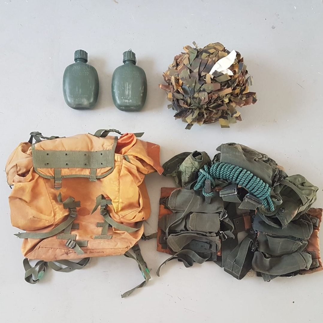Rare Military Collectibles, Camouflage Field Pack, Full Tactical Kit ...