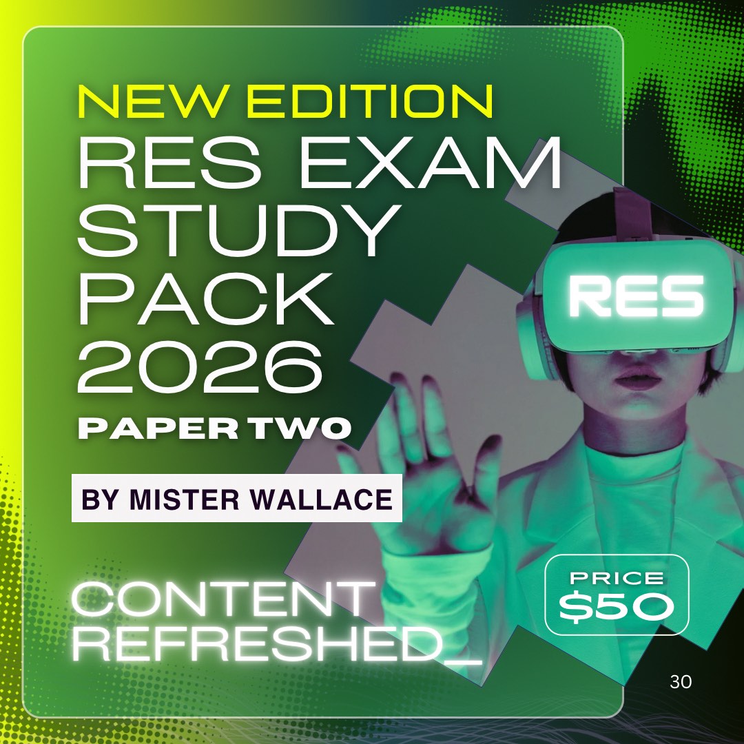 RES Exam 2026 , ALL-in-ONE STUDY PACK, Paper 2, with RES Notes, RES ...