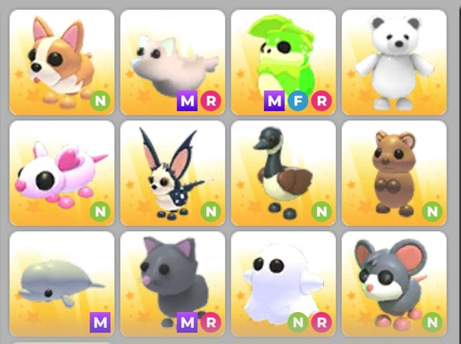 roblox adopt me pets + age up potions, Video Gaming, Gaming Accessories ...