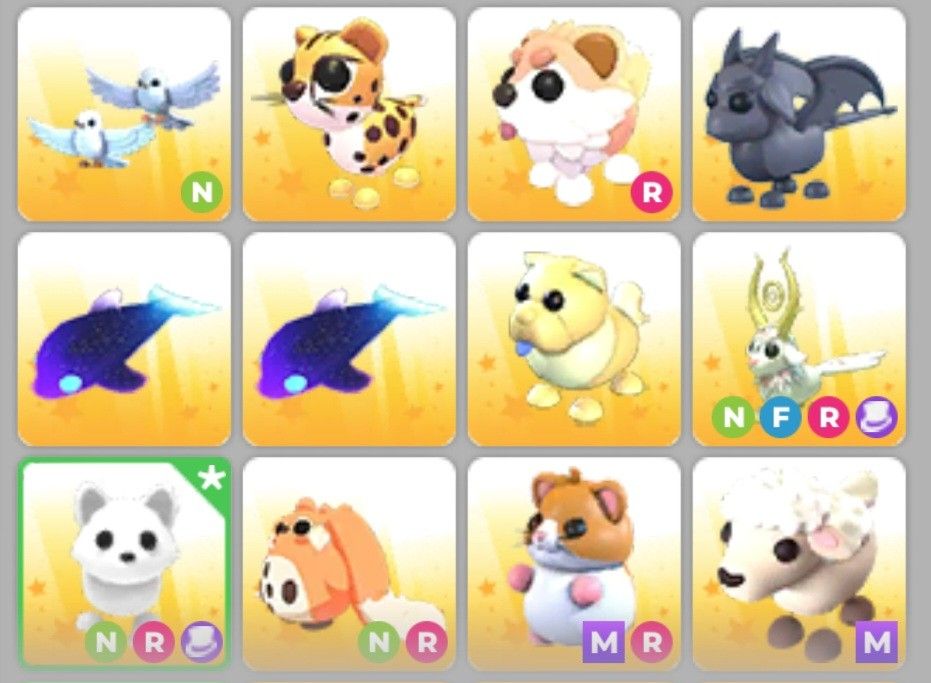 roblox adopt me pets + age up potions, Video Gaming, Gaming Accessories ...