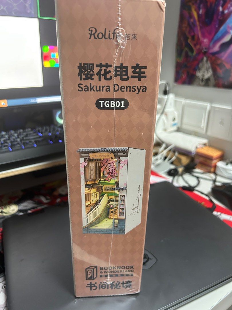 Rolife Sakura Densya Book Nook - TGB01, Hobbies & Toys, Toys & Games on ...