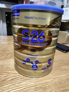 Wyeth s26 Gold Progress Stage 3 Growing Up Milk Formula (900g) may 2026 ...