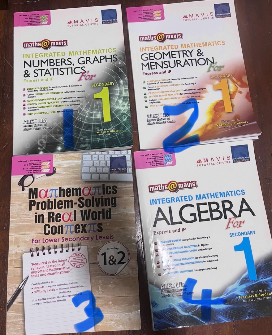Sec 1 Mathematics, Hobbies & Toys, Books & Magazines, Assessment Books ...