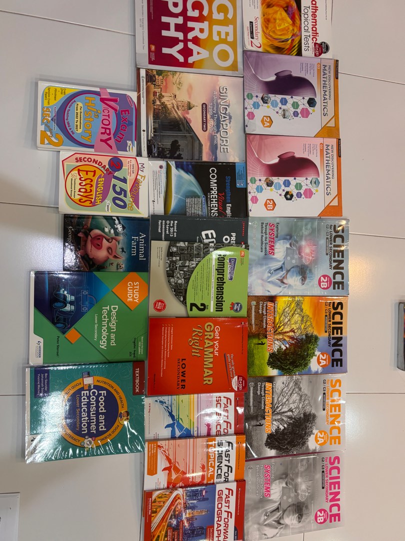 Secondary 2 MEGA BUNDLE ( all textbooks ) + additional A star student ...