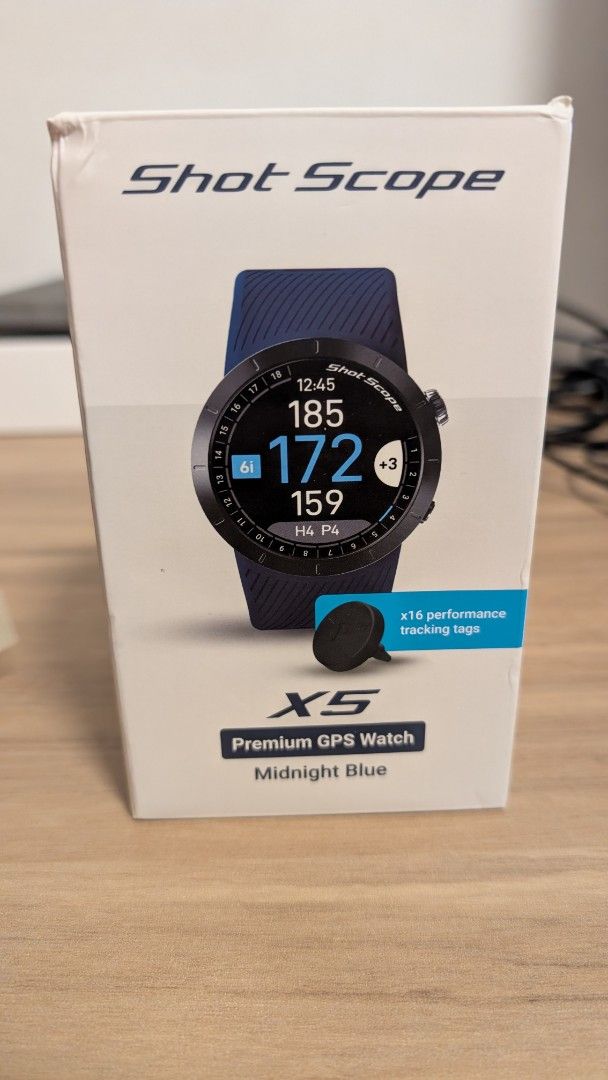 Shot Scope X5 Premium GPS Golf Watch (Alternative to Garmin), Mobile ...