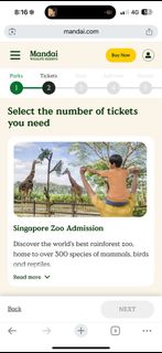 Singapore Zoo E-Ticket for Dec 2025 and Jan 2026, Tickets & Vouchers ...