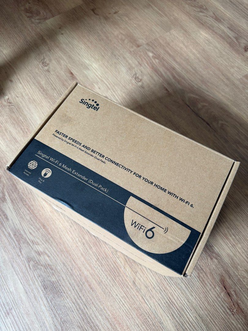 Singtel WiFi 6 Mesh Extender (Dual-Pack), Computers & Tech, Parts ...