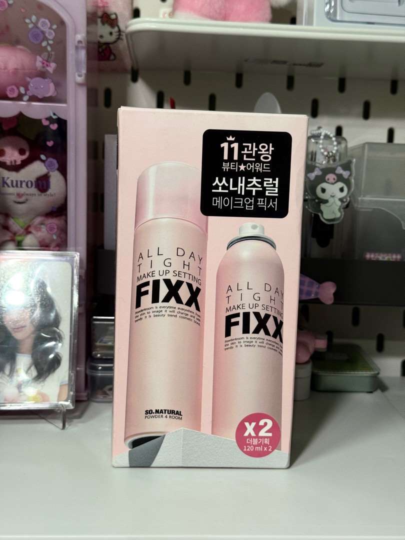 so.natural All Day Tight Makeup Setting Spray Fixx 120ml, Beauty ...