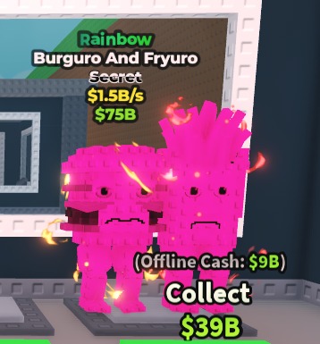 Steal a Brainrot (SAB) Rainbow Burguro and Furyo 1.5B/s, Video Gaming ...