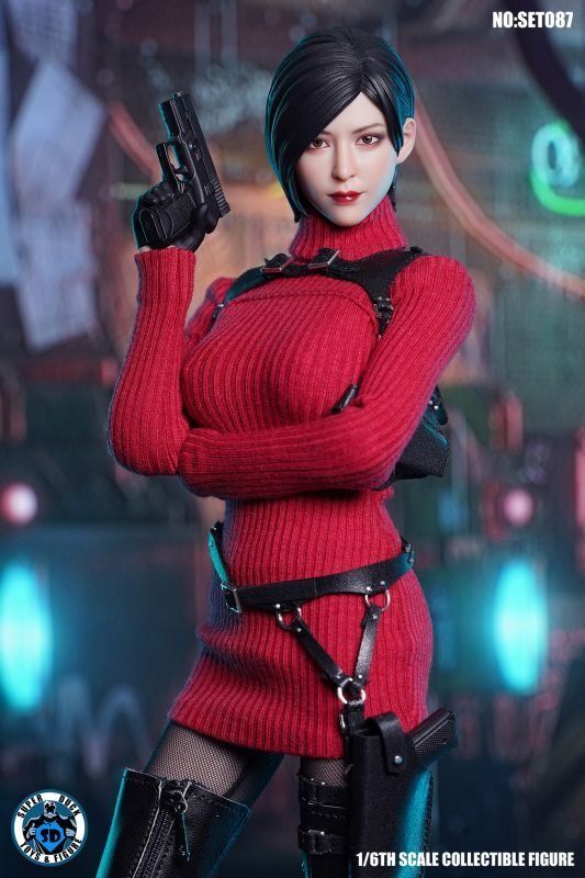 Super Duck SET087 1/6 Ada Wong 性感女特務配件組 可動人偶 + TBLeague S09C 鋼骨素體, 興趣及 ...