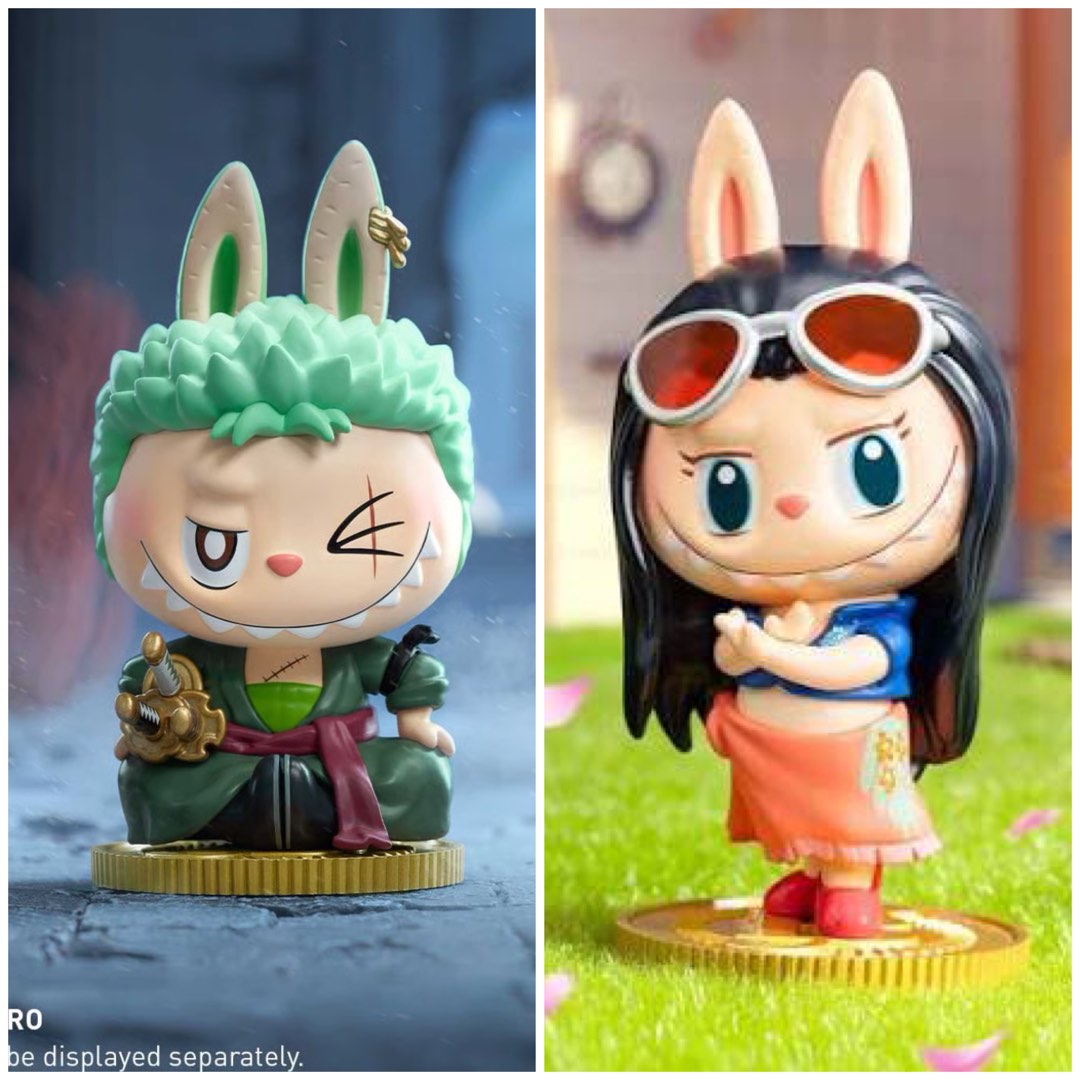 The monster x One piece (Labubu) - Zoro, Robin, Hobbies & Toys, Toys ...