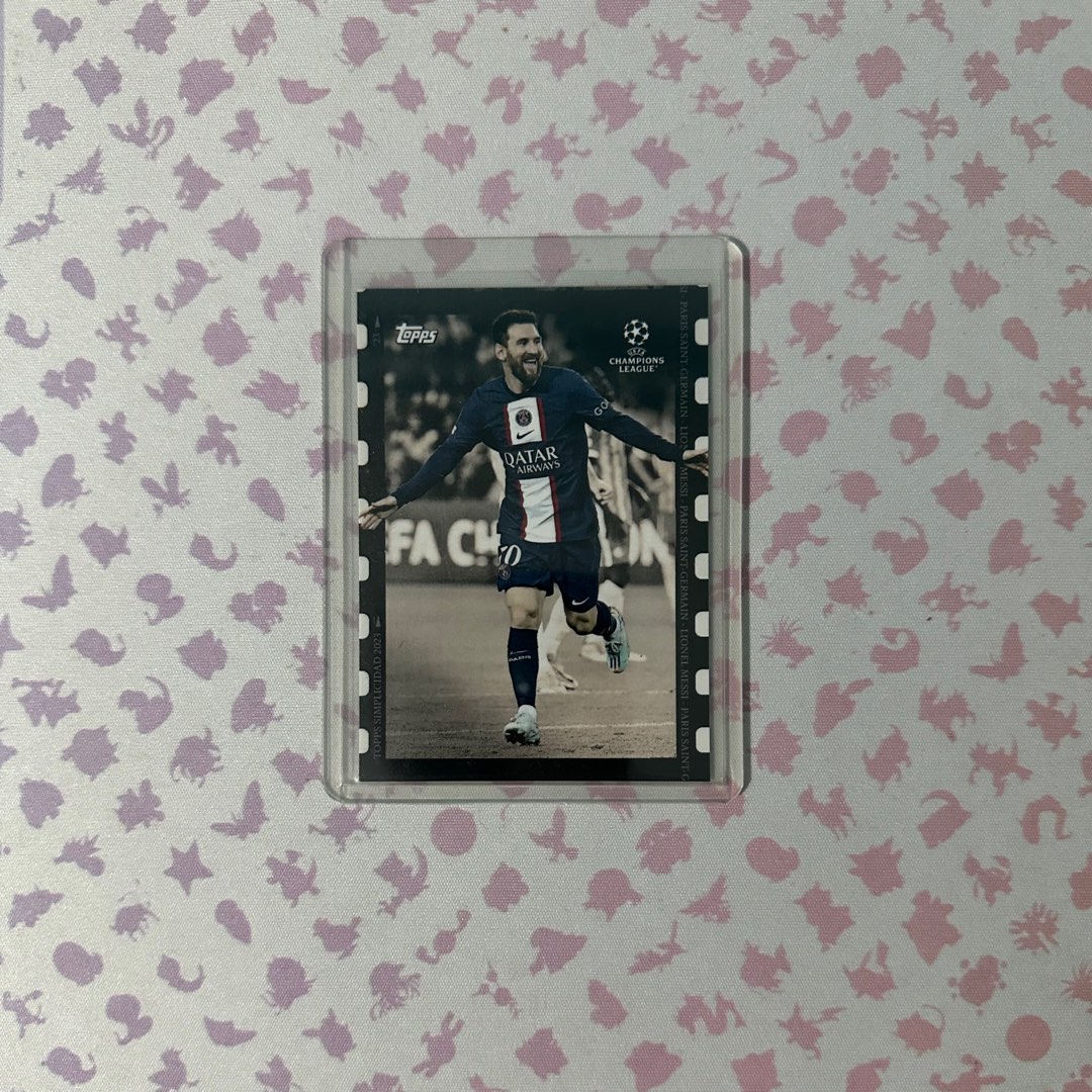 Topps Simplicidad Lionel Messi football card PSG, Hobbies & Toys, Toys ...