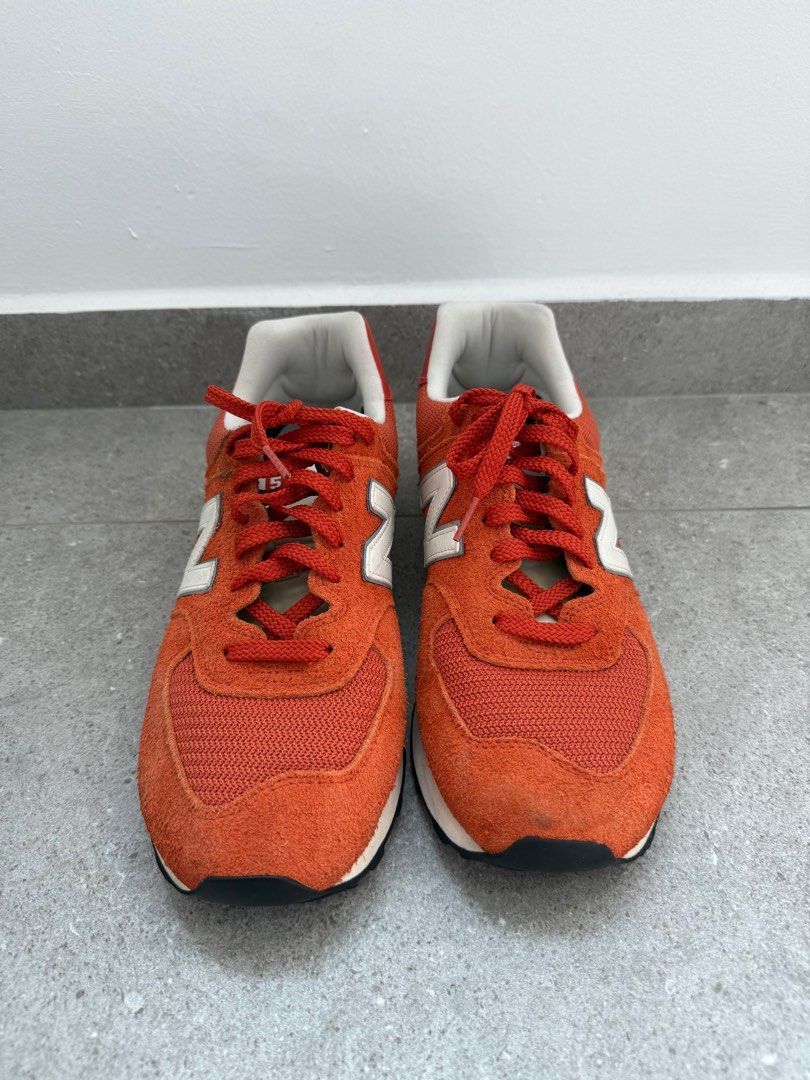 US10 New balance 574 in Orange - ML574SIZ, Men's Fashion, Footwear ...