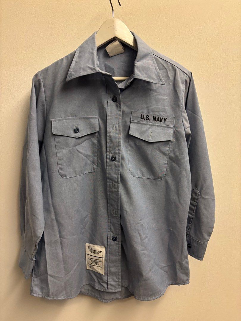 US Navy Quarterdeck Collection Shirt, Men's Fashion, Tops & Sets ...