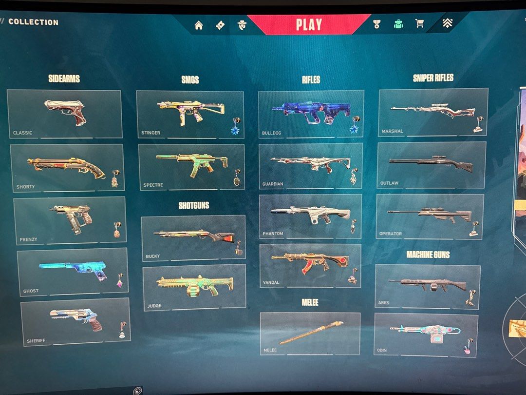 Valorant Knife Skins - Valorant Account Styles, Video Gaming, Gaming ...