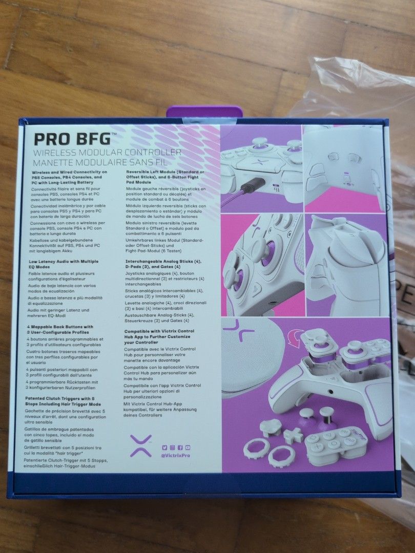 Victrix Pro BFG Wireless Modular Controller for PS5/PS4, Video Gaming ...