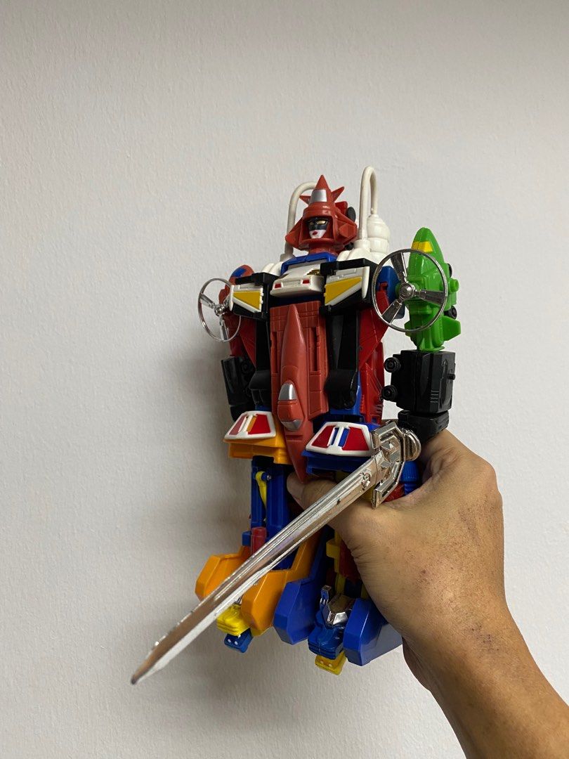 Vintage voltron bootleg Transforming Robot Toy with Sword, Hobbies ...