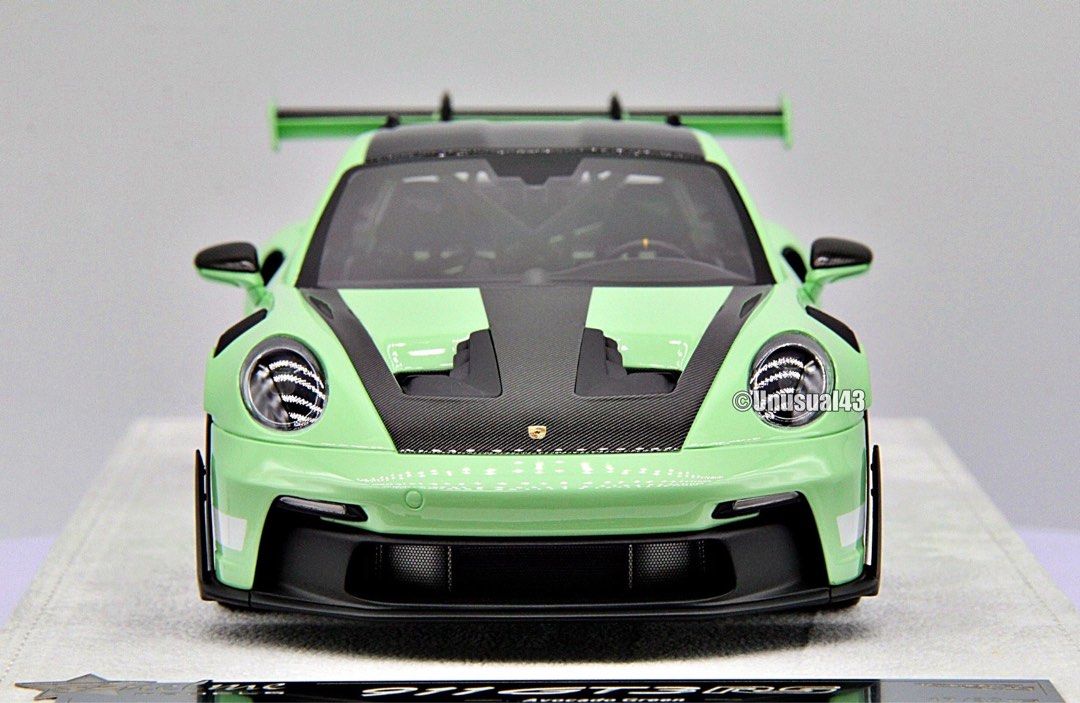 1/18 Fuelme Porsche 911 (992) GT3RS Weissach Package Avocado Green ...