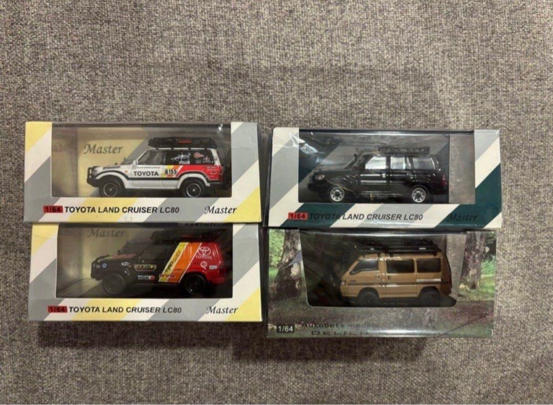 1/64 Toyota Land Cruiser LC80 & Delica Diecast Models, Hobbies & Toys ...