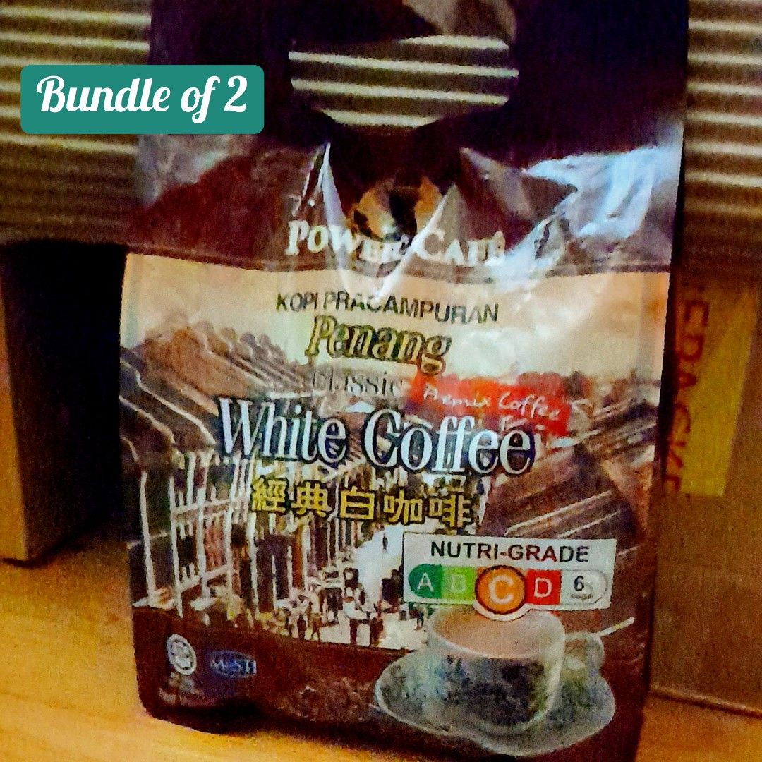 2 Packs Penang White Coffee 3in 1 (15s x 30g), Food & Drinks, Beverages ...