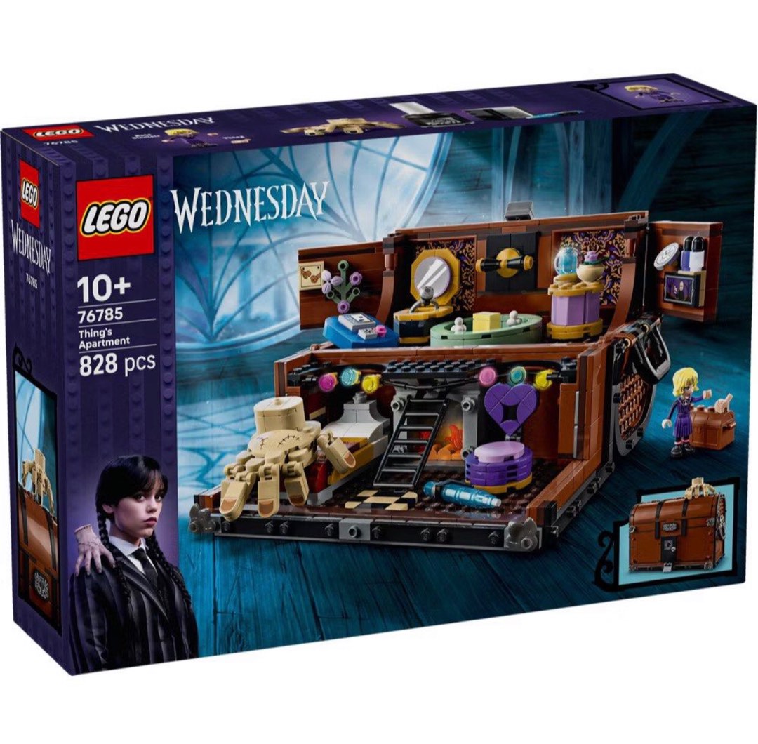 76875 netflix LEGO Wednesday Thing's Apartment Set y2k ootd, Hobbies ...