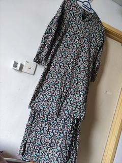AIN NORIE CARLA KURUNG COTTON EMBOSS IN KHAKI, Women's Fashion ...
