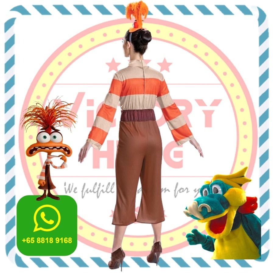 🧡 Anxiety Costume 2 Inside Out – The Overthinking Speedster, Hobbies ...