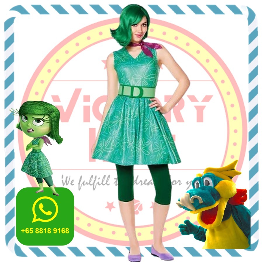 💚 Disgust Costume (Inside Out) – The Chic Queen of No, Hobbies & Toys ...