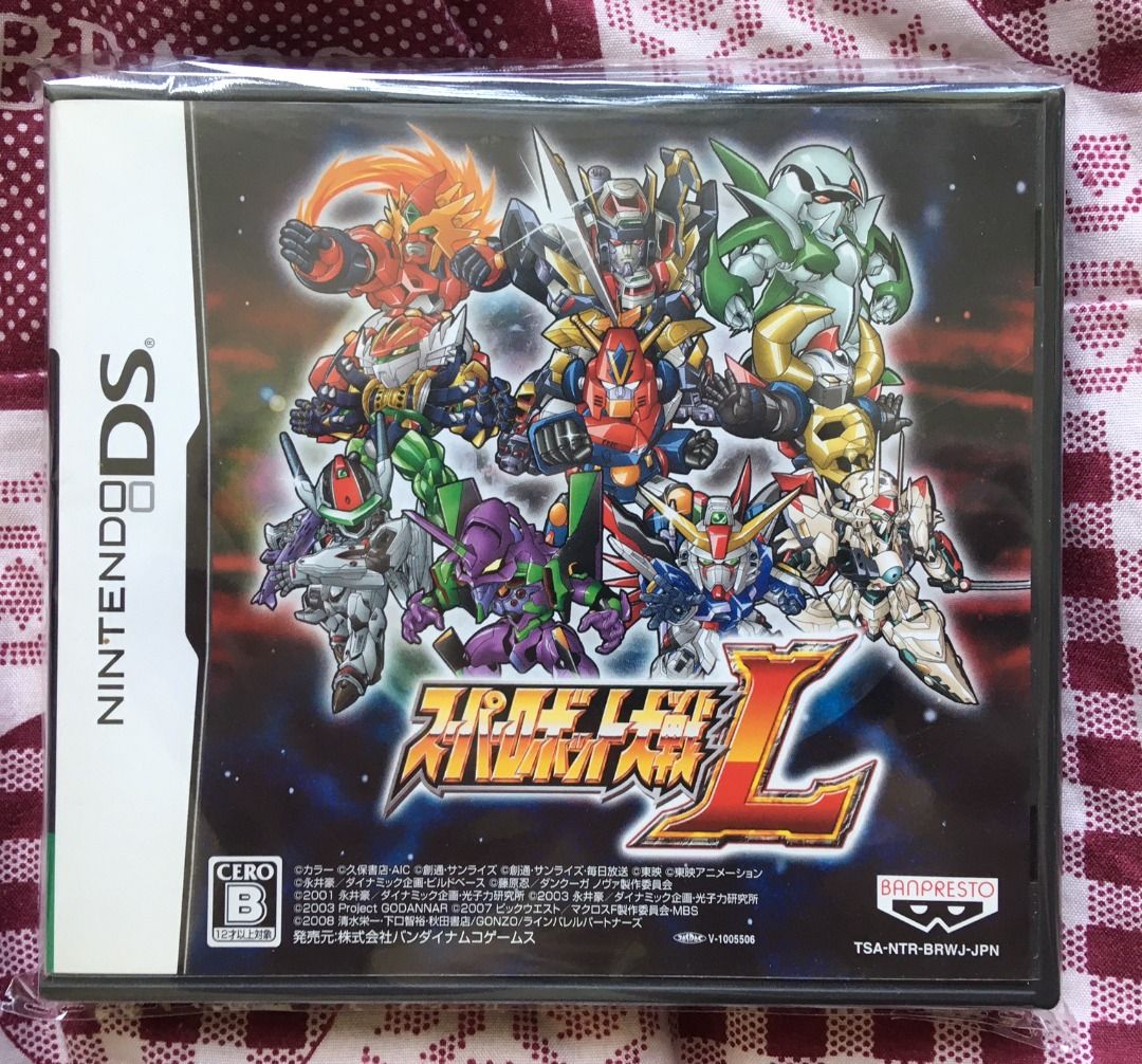 日版 NDS - 超級機器人大戰 L ( 機戰 SRW 超級機械人大戰 Super Robot Wars BANDAI 機戰L 3DS 主機 ...