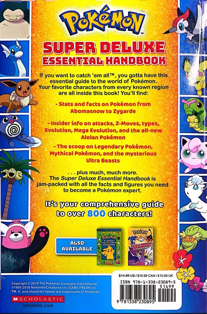 Pokémon essential handbook, Hobbies & Toys, Art & Prints on Carousell