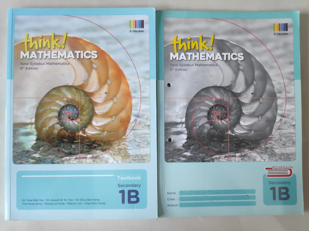 ️ Think! Mathematics Secondary 1B Textbook & Workbook S1, Hobbies ...