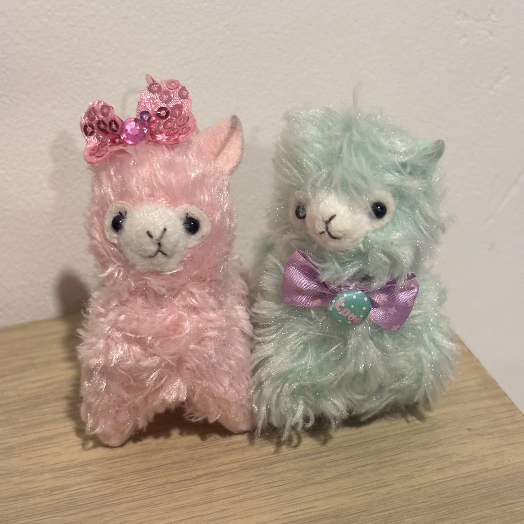 alpacasso alpaca amuse boneka doll ganci plushies, Toys & Collectibles ...