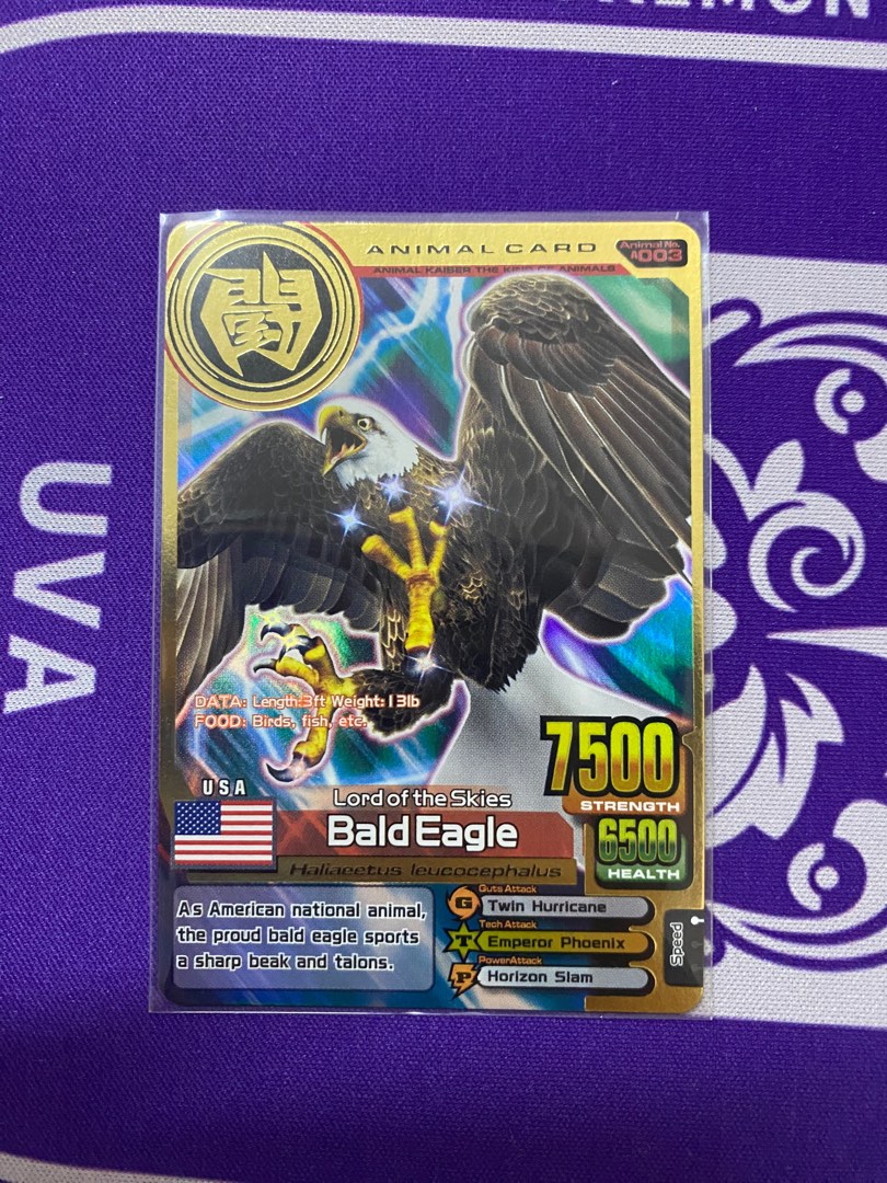 Animal Kaiser Plus version 2 Bald Eagle, Hobbies & Toys, Toys & Games ...