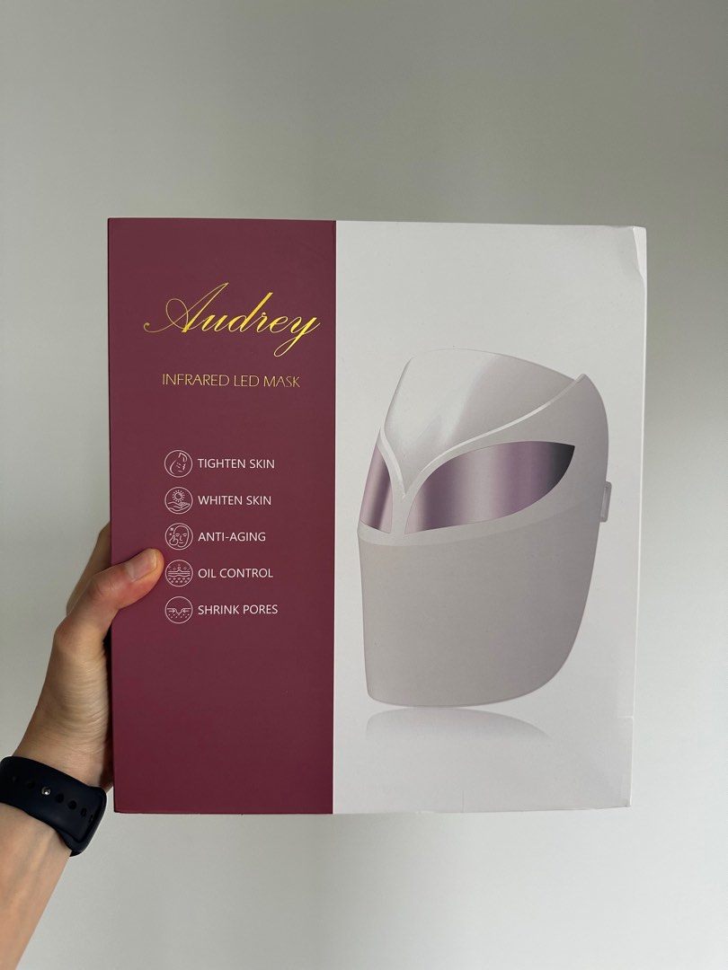 Audrey Infrared LED Mask - 7 Colors, Beauty & Personal Care, Face, Face ...