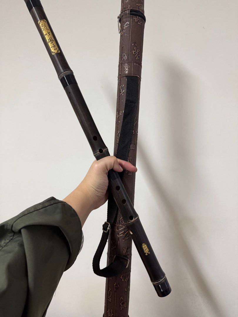 Bamboo Flute with Case, Hobbies & Toys, Musical Instruments on Carousell