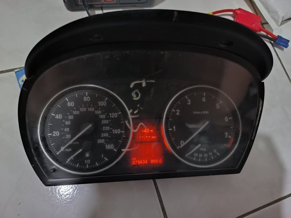 BMW E90 MPH KMH Instrument Cluster Meter *Polarized No Good*, Hobbies ...