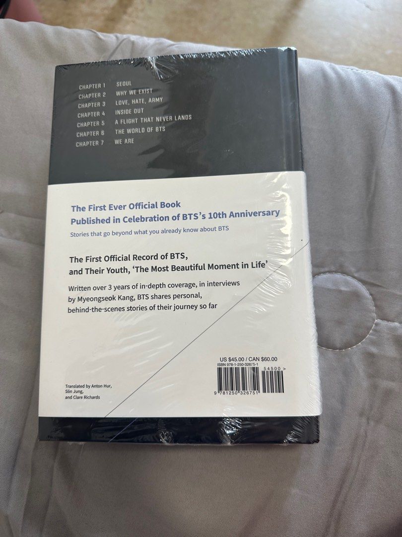 BTS Beyond The Story 10-Year Record Book, Hobbies & Toys, Books ...