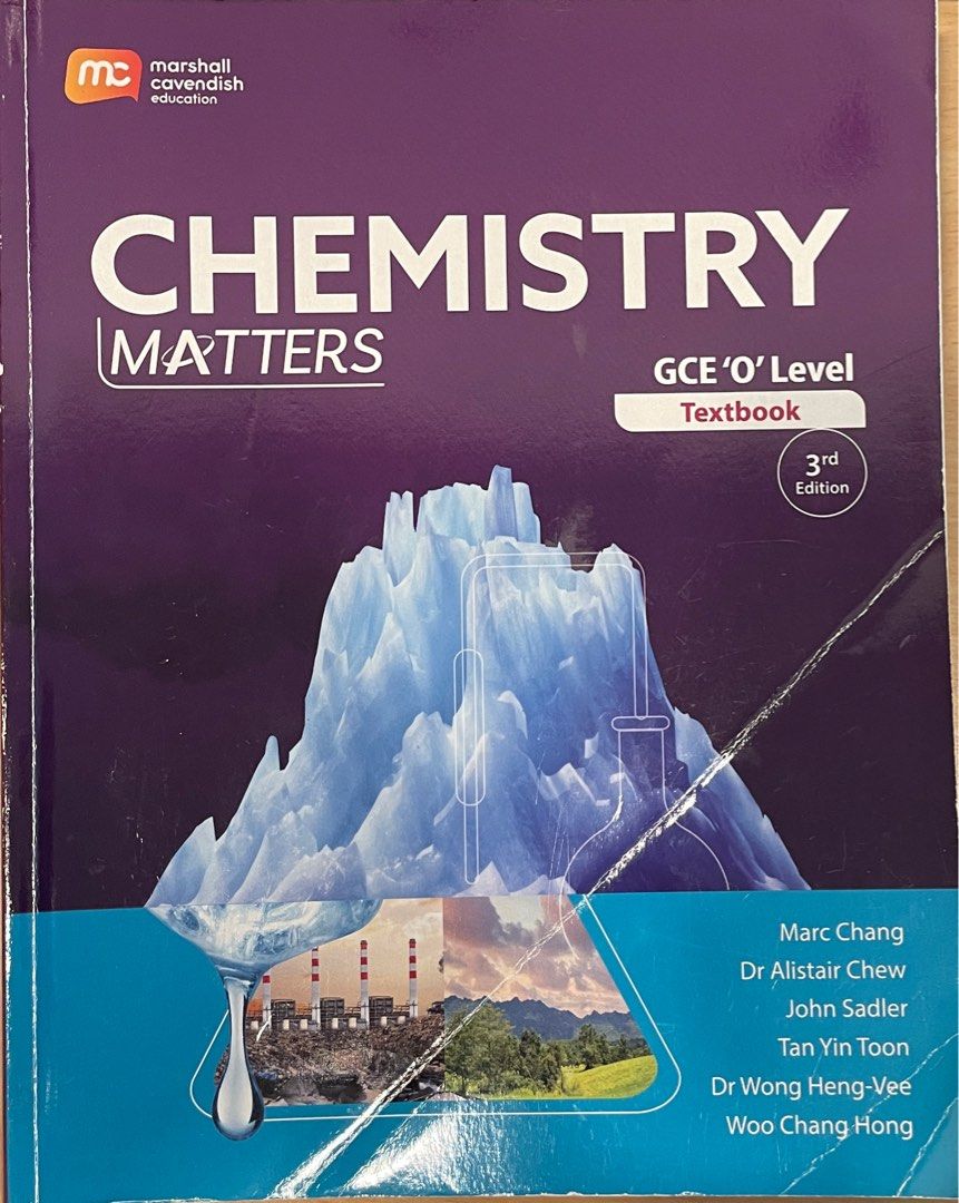 Chemistry Matters GCE 'O' Level Textbook - 3rd Edition, Hobbies & Toys ...