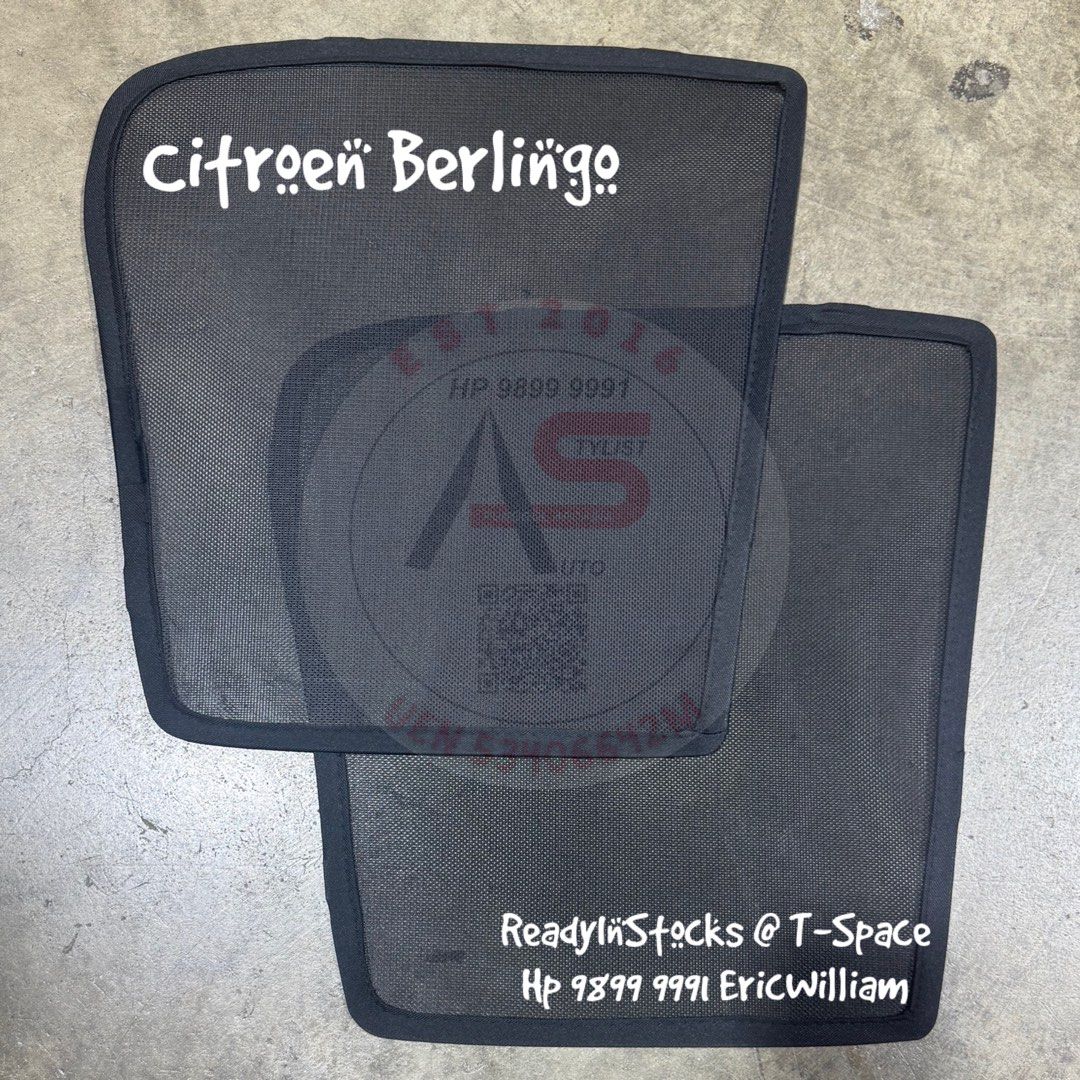 Citroen Berlingo EV Accessories - Parts Window Magnetic Sun Shades ...
